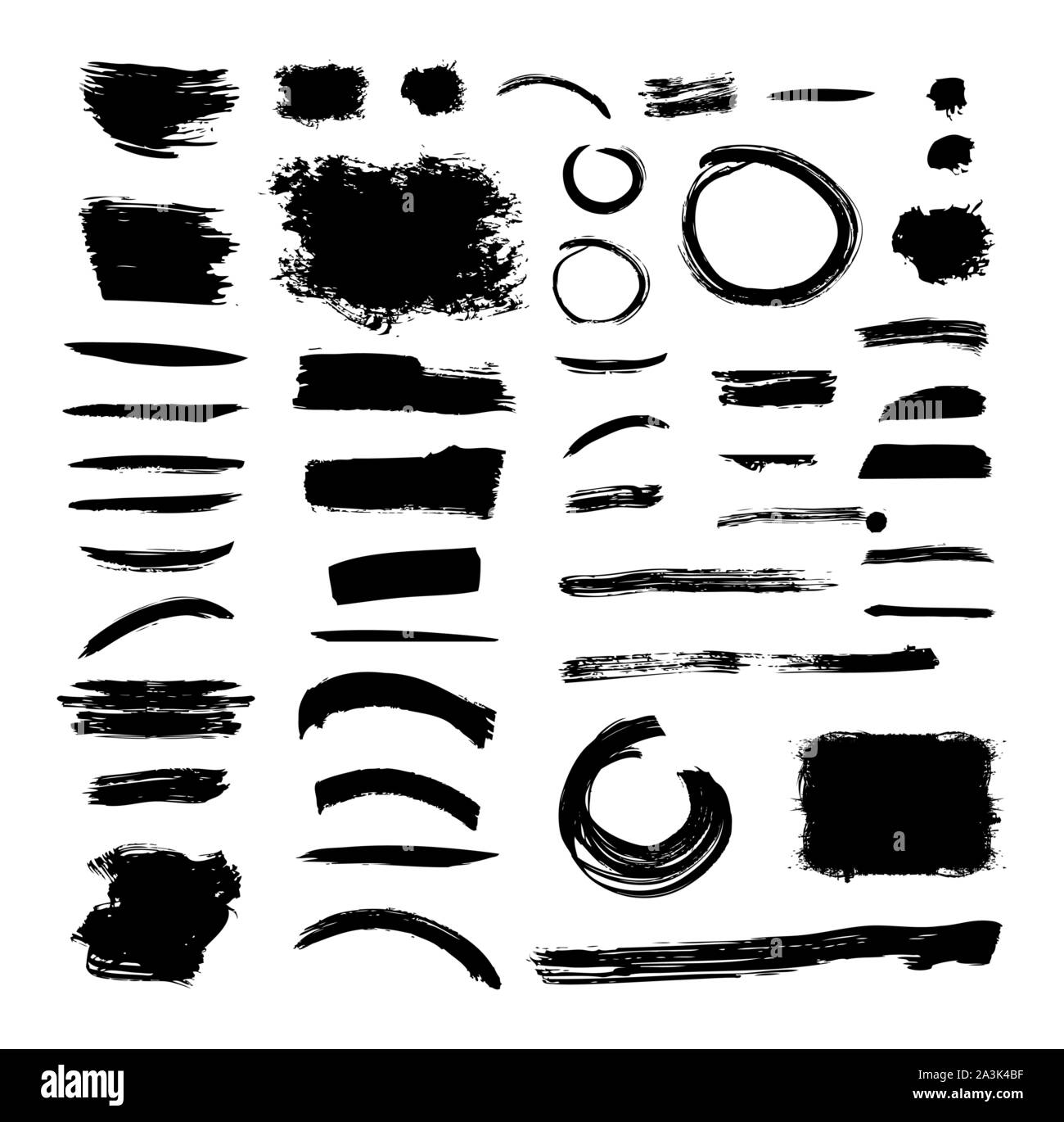 Isolated black marker stains vector design Stock Vector Image & Art - Alamy