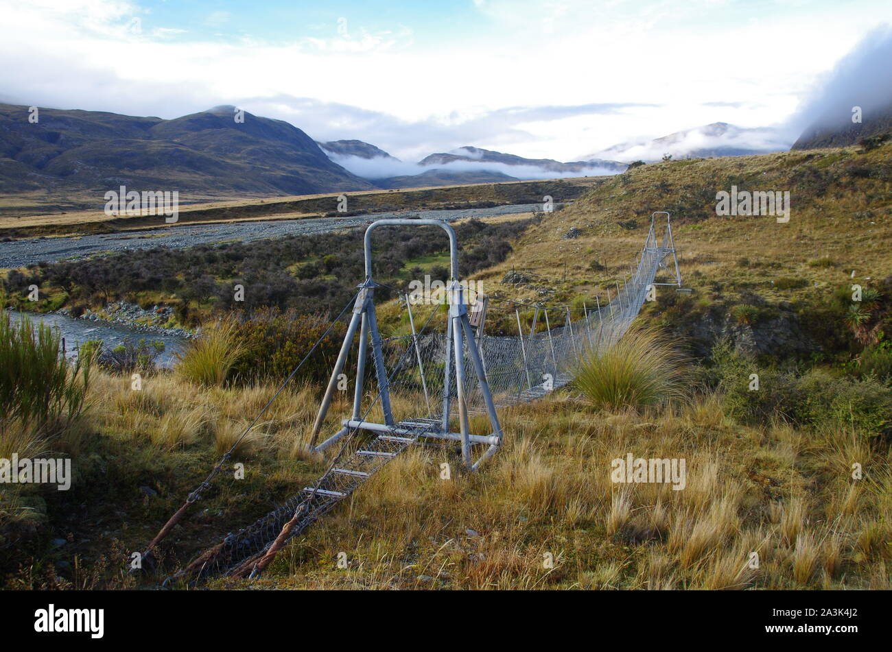 Te Araroa Trail. Greenstone Track. South Island. New Zealand Stock ...