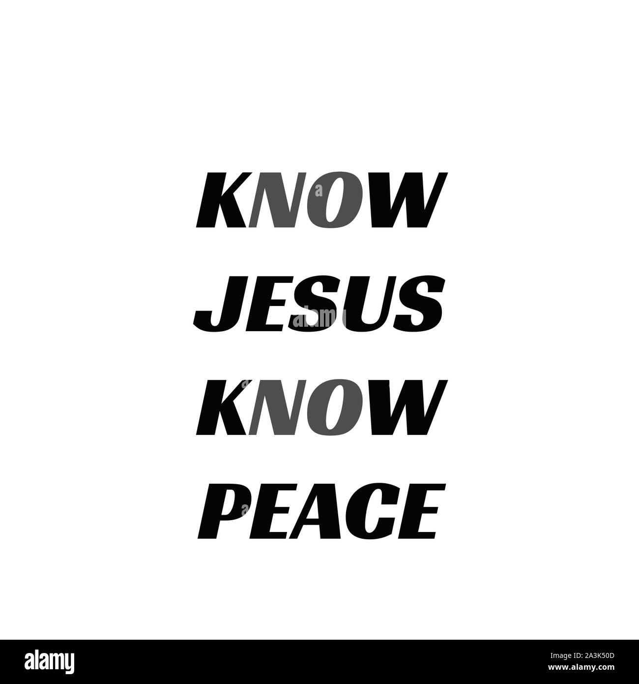 Know peace Cut Out Stock Images & Pictures - Alamy