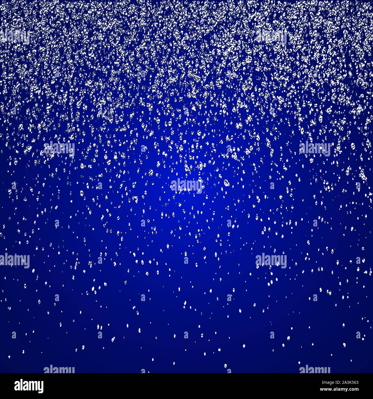 Falling snow element for greeting cards, posters. Merry Christmas ...