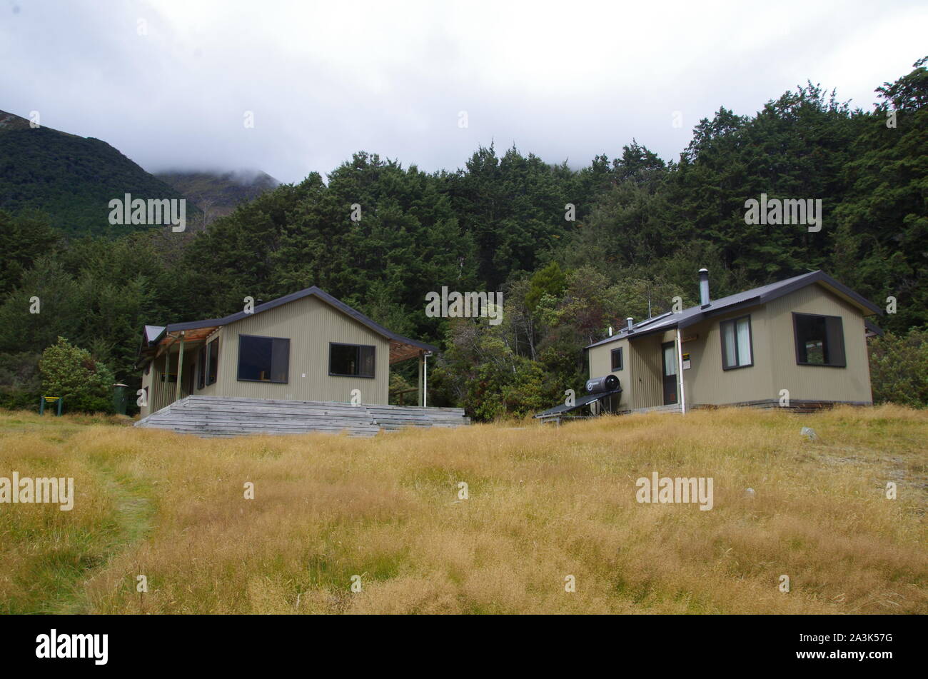Greenstone Hut. Te Araroa Trail. Greenstone Track. South Island. New ...
