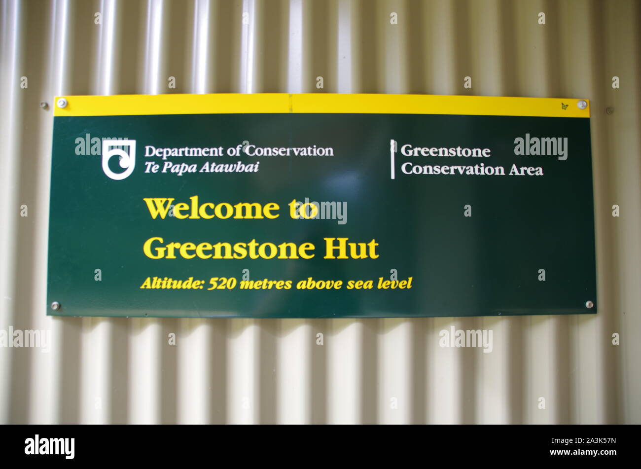 Greenstone Hut. Te Araroa Trail. Greenstone Track. South Island. New ...