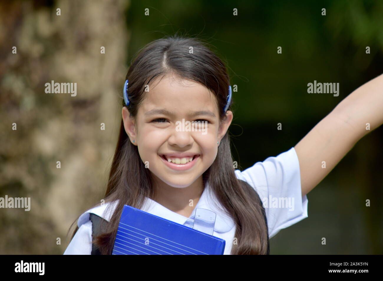 A Successful Female Student Stock Photo - Alamy