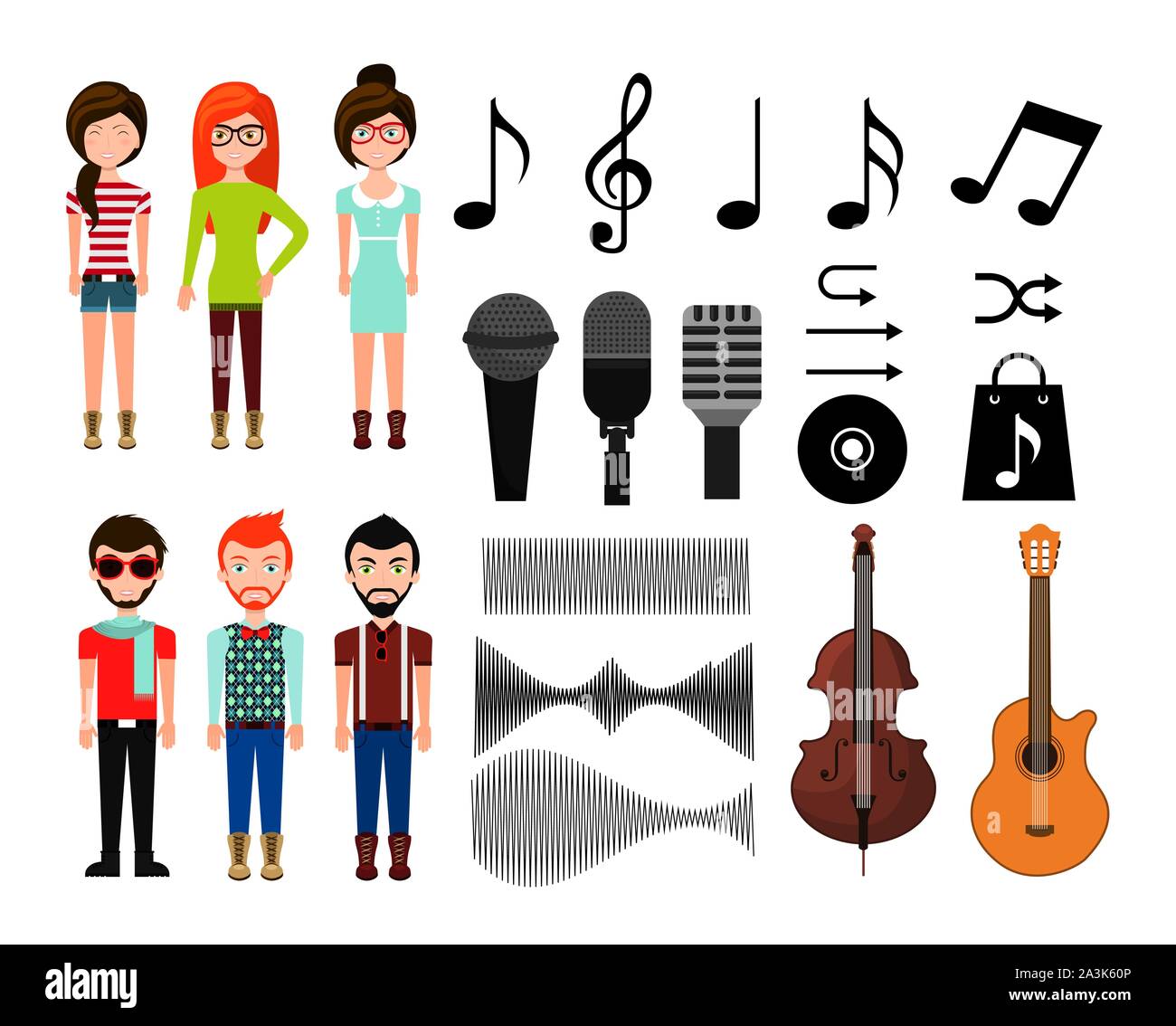 Music icon set vector design Stock Vector Image & Art - Alamy
