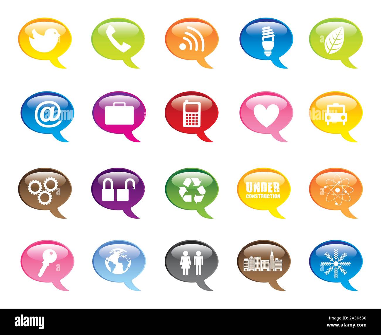 Variety icon set pack vector design Stock Vector Image & Art - Alamy