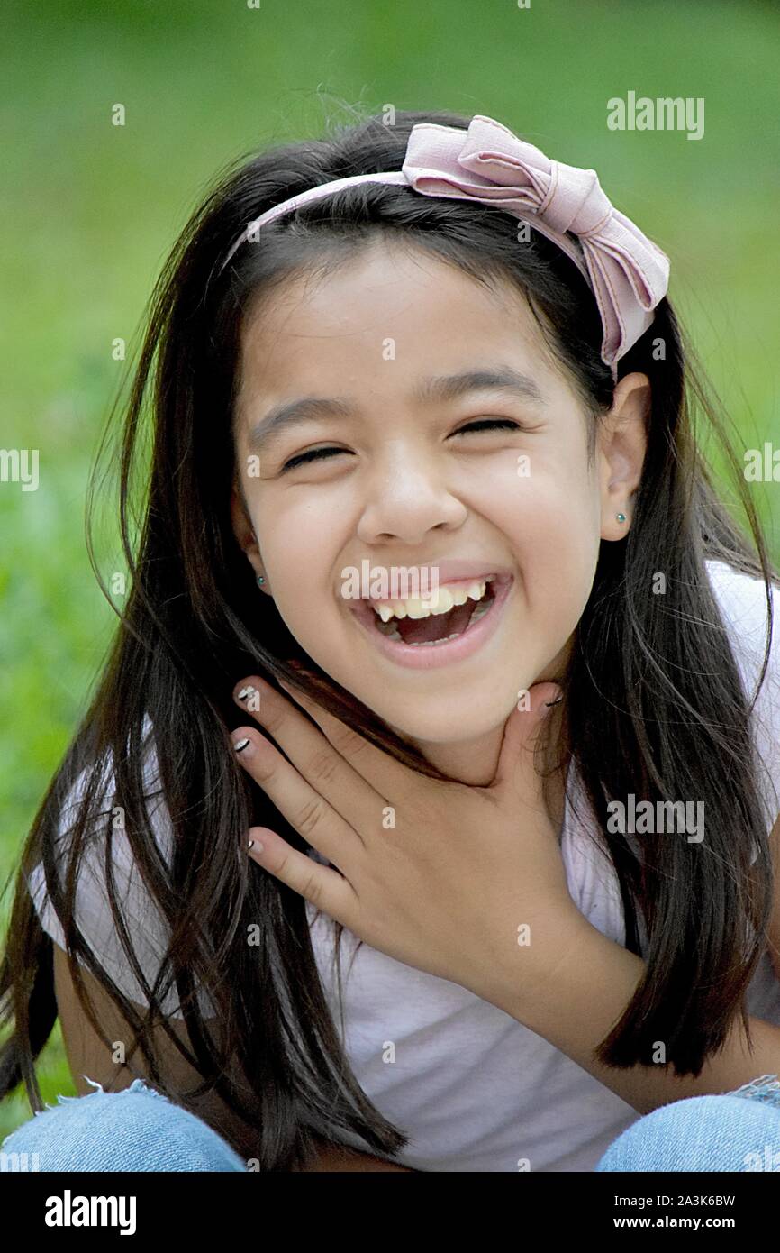 Funny cute children girl hi-res stock photography and images - Alamy