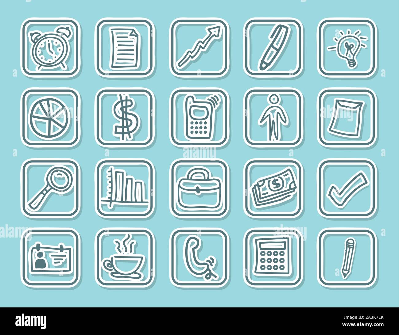 Variety icon set pack vector design Stock Vector Image & Art - Alamy