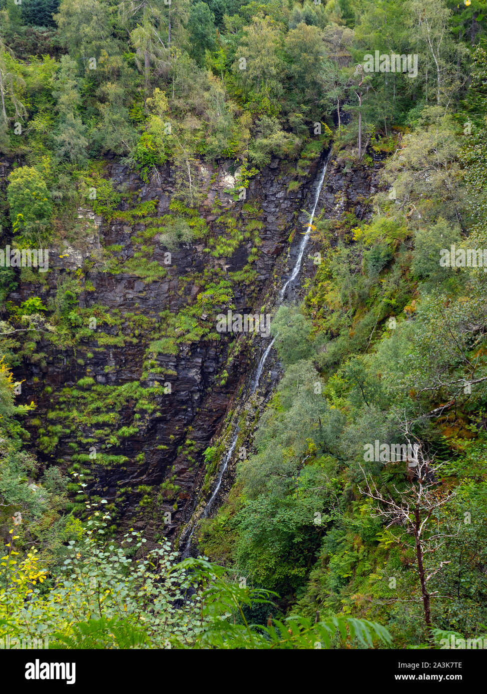 Corrieshalloch Gorge near Ullapool, late summer Stock Photo - Alamy