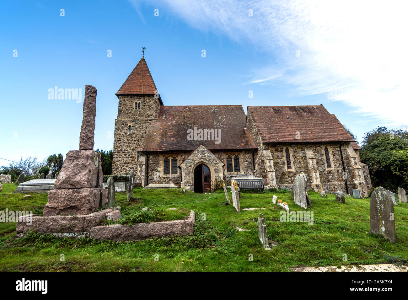 Guestling Church, East Sussex, England - 11th Century Norman building ...