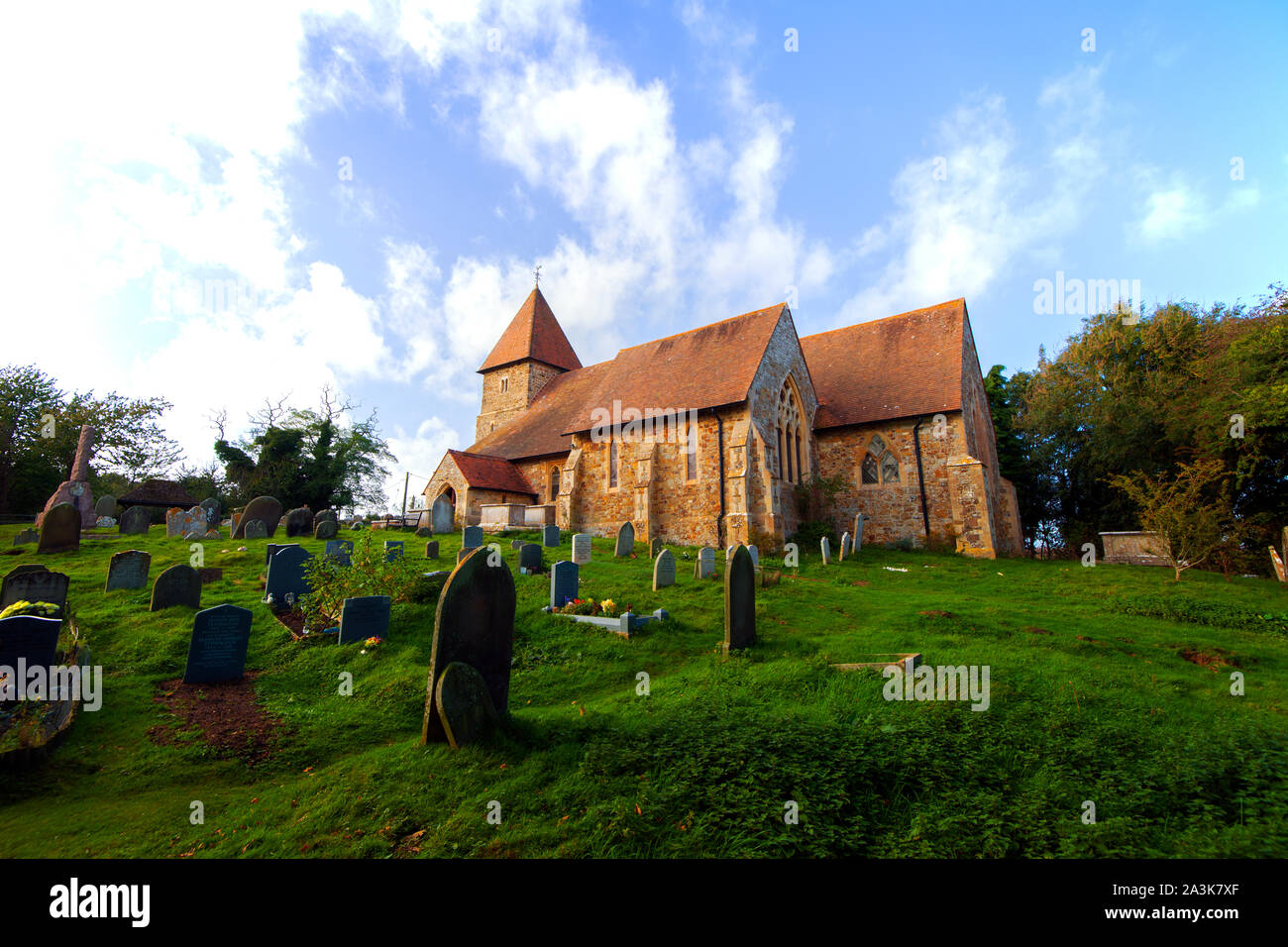 Guestling Church, East Sussex, England - 11th Century Norman building ...