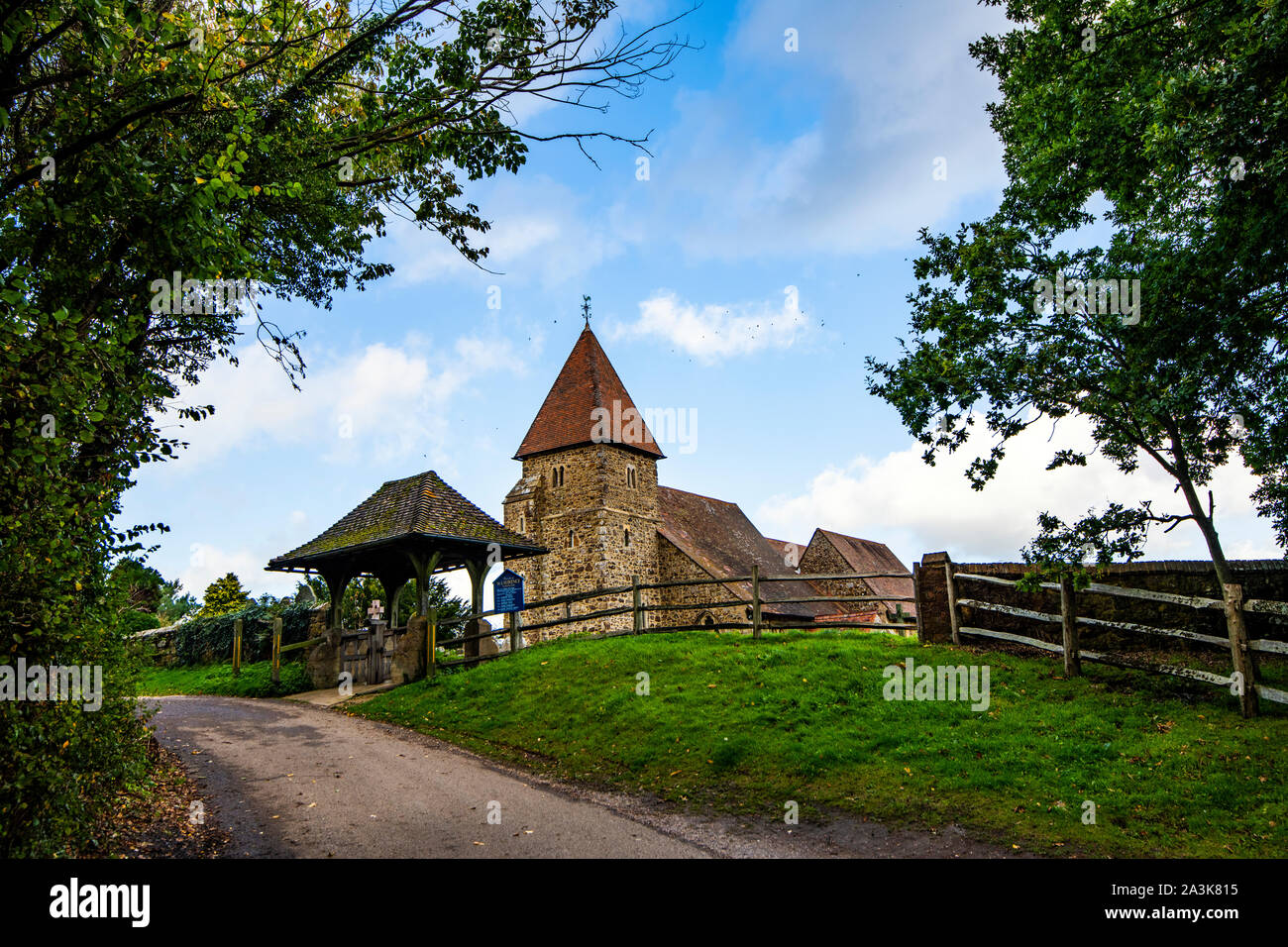 Guestling Church, East Sussex, England - 11th Century Norman building ...