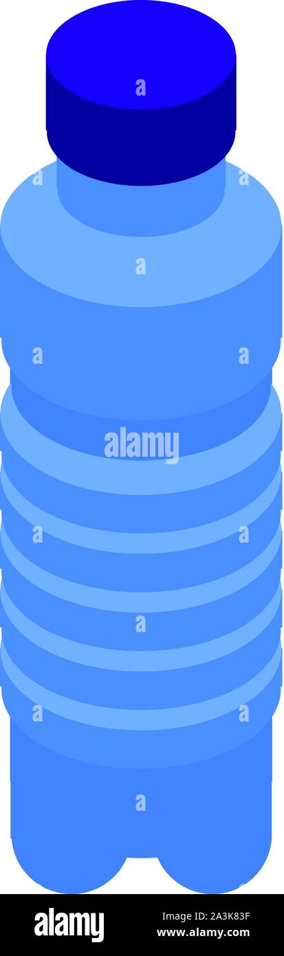 Blue water bottle icon, isometric style Stock Vector Image & Art - Alamy