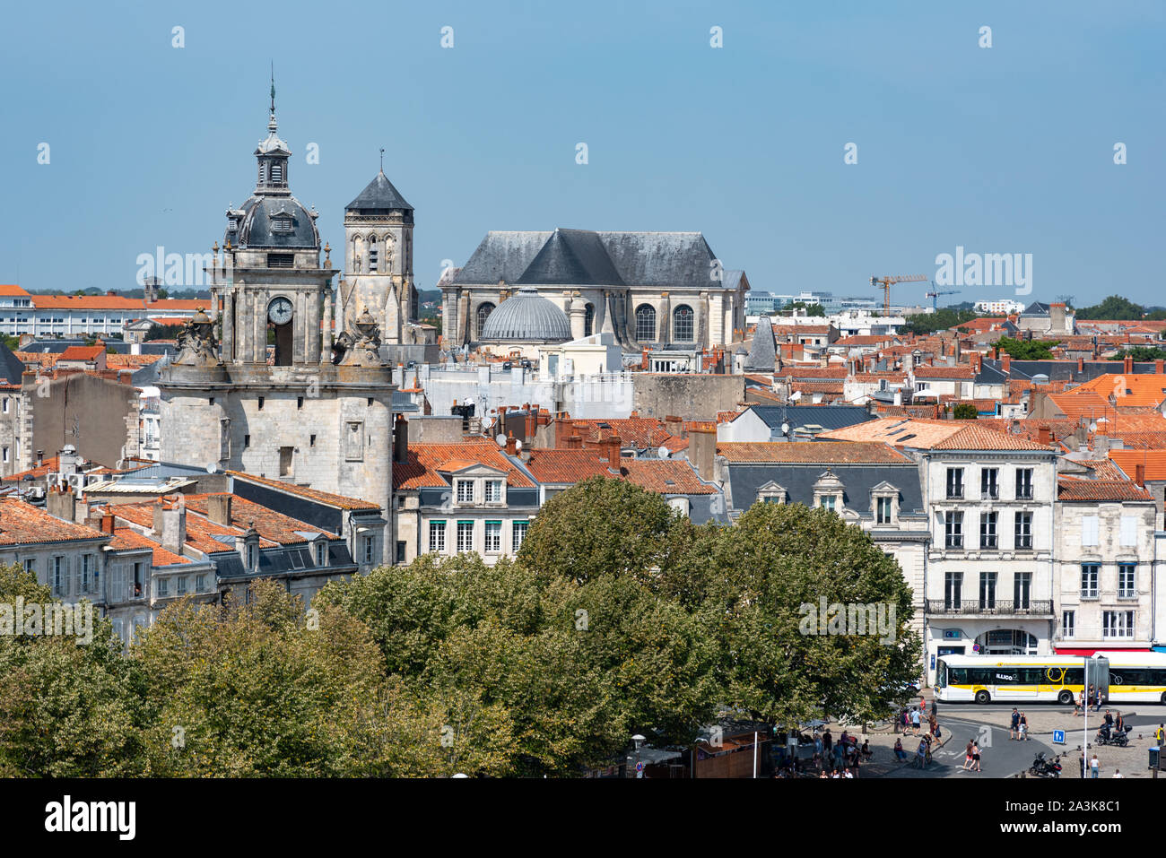 The historic maritime city of La Rochelle in Western France Stock Photo ...