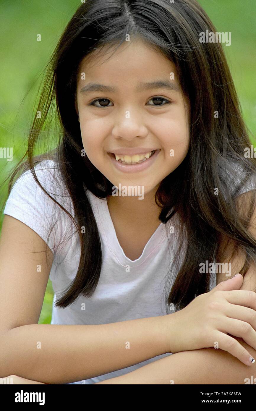 Filipina Female Smiling Stock Photo - Alamy