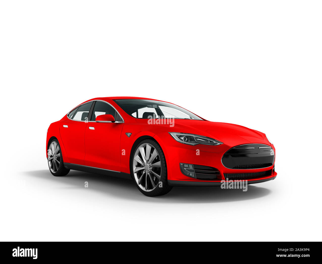 Tesla Model S Red Wallpaper
