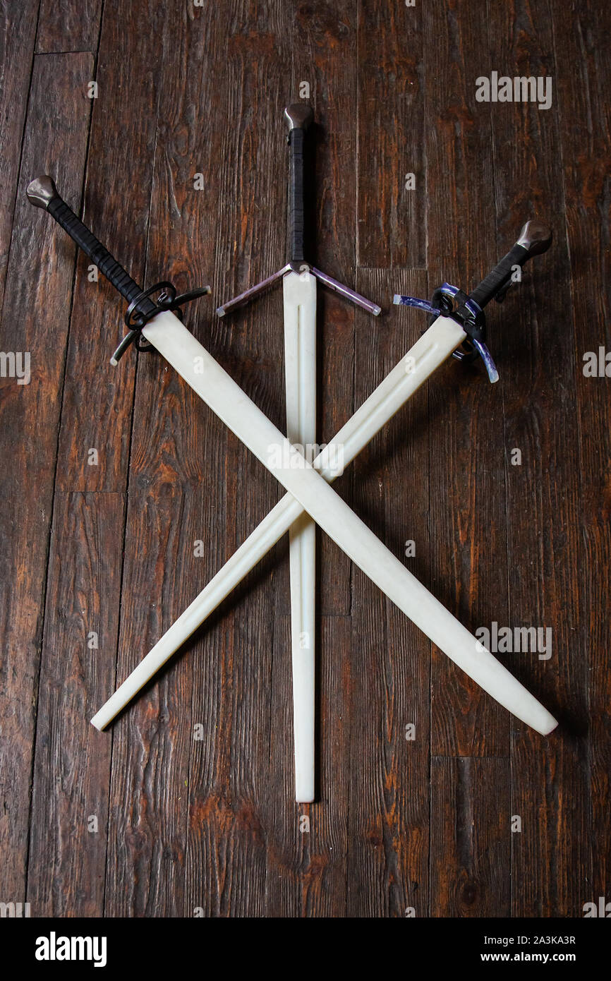 Three Crossed Swords