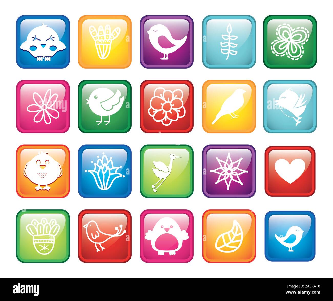 Variety icon set pack vector design Stock Vector Image & Art - Alamy