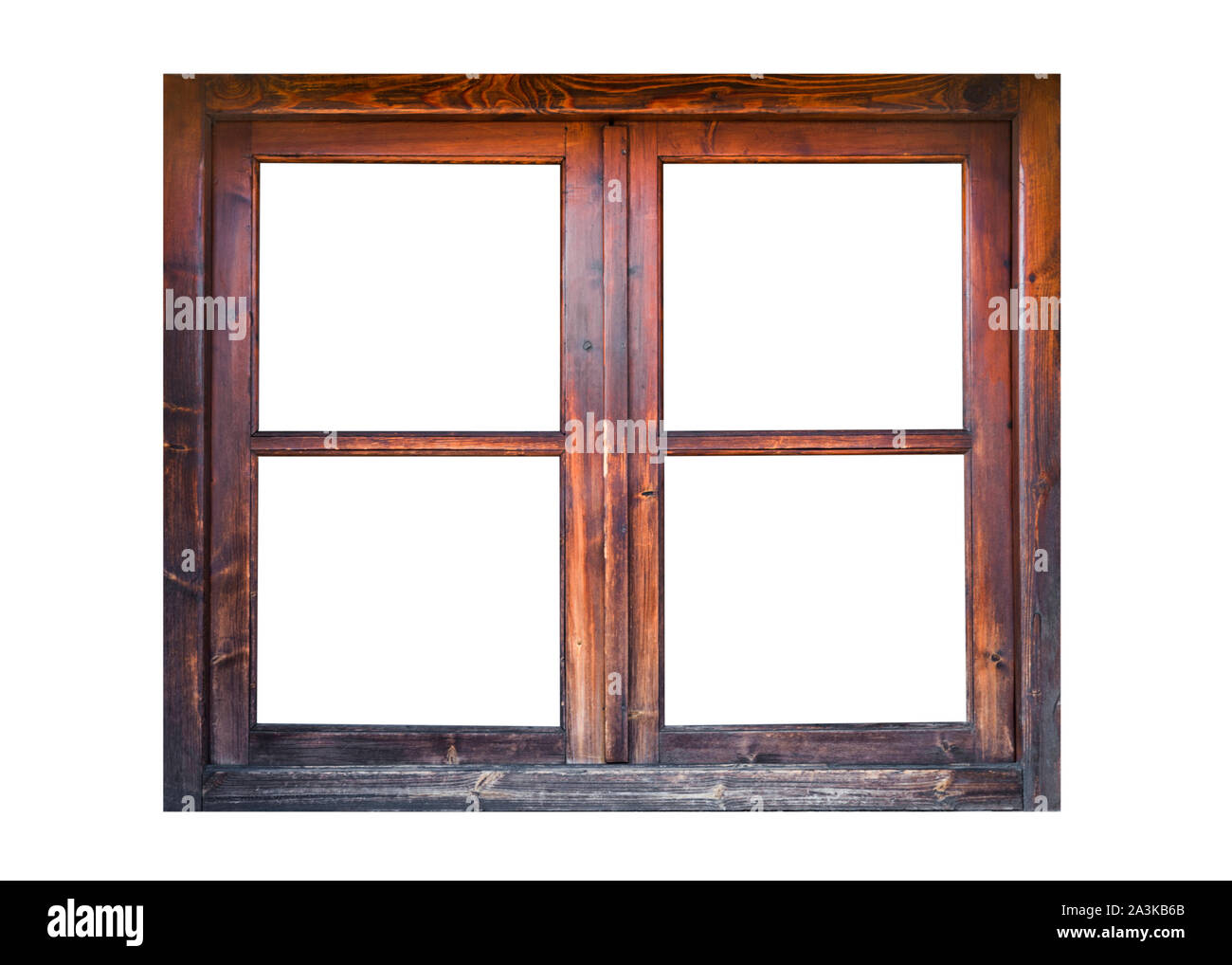 Empty building through window Cut Out Stock Images & Pictures - Alamy