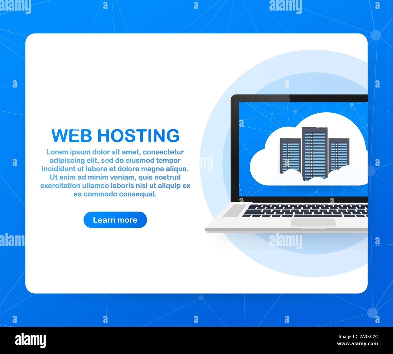 Web hosting concept with cloud computing icons design. Vector stock ... Web hosting concept with cloud computing icons design. Vector stock ...