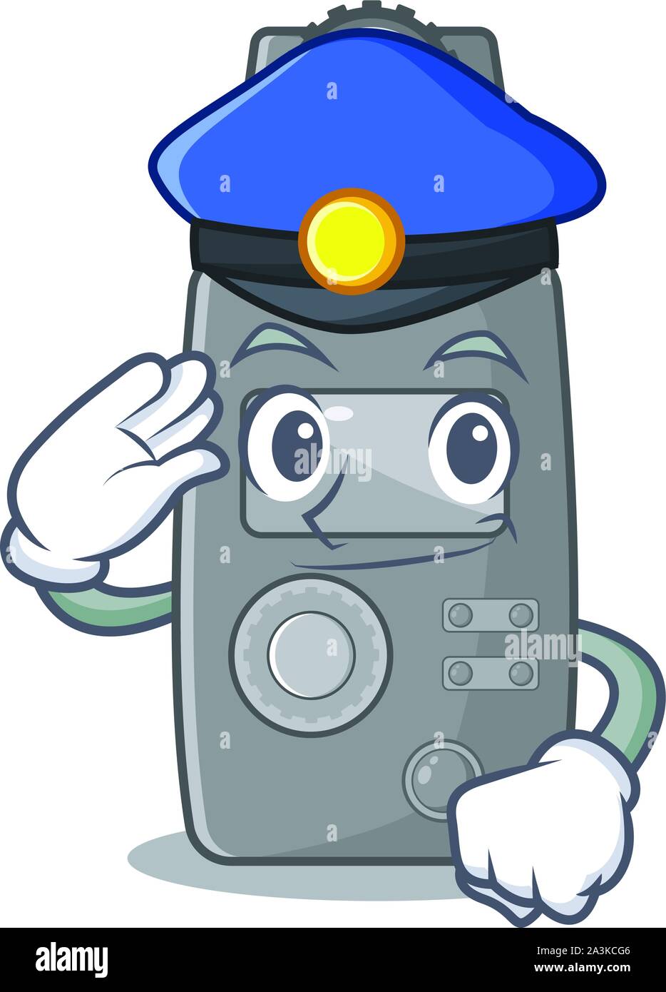 Police light meter character the shape mascot Stock Vector Image & Art ...