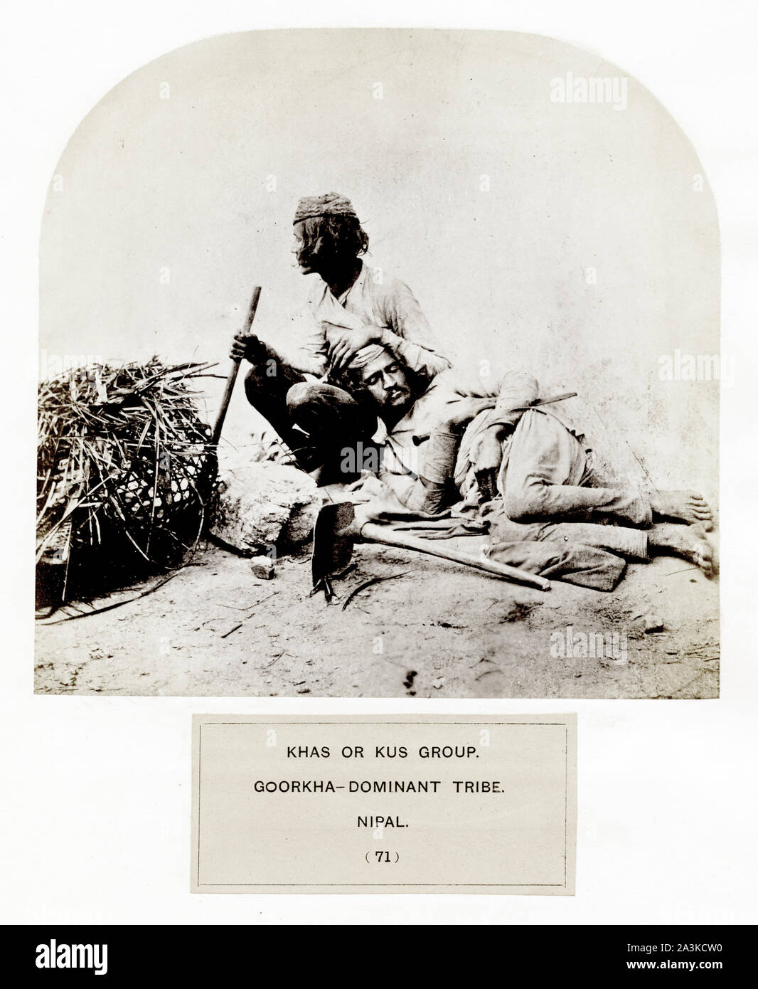 Nepal in the 19th century Cut Out Stock Images & Pictures - Alamy