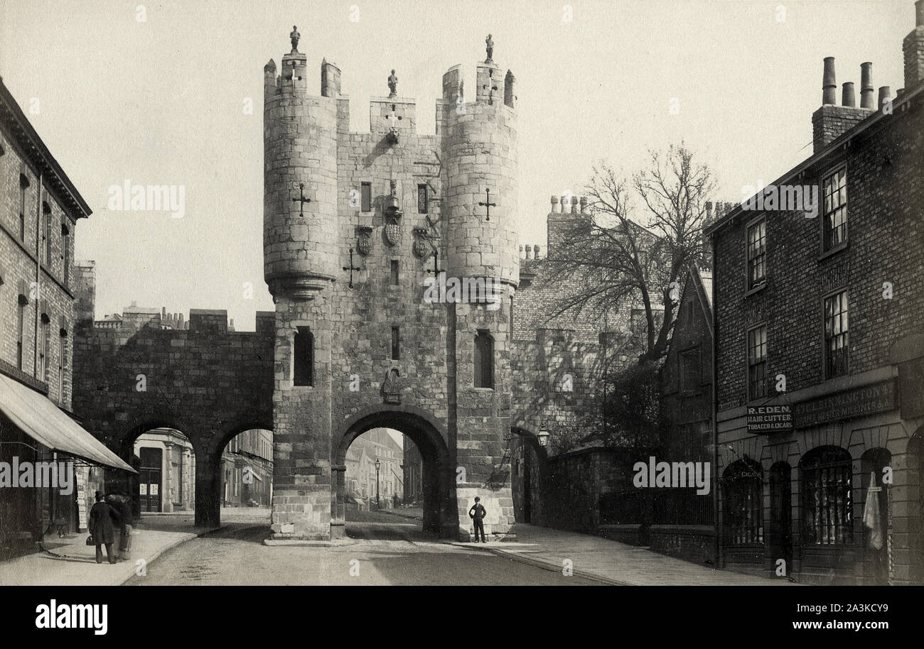 Micklegate, York city centre Stock Photo - Alamy