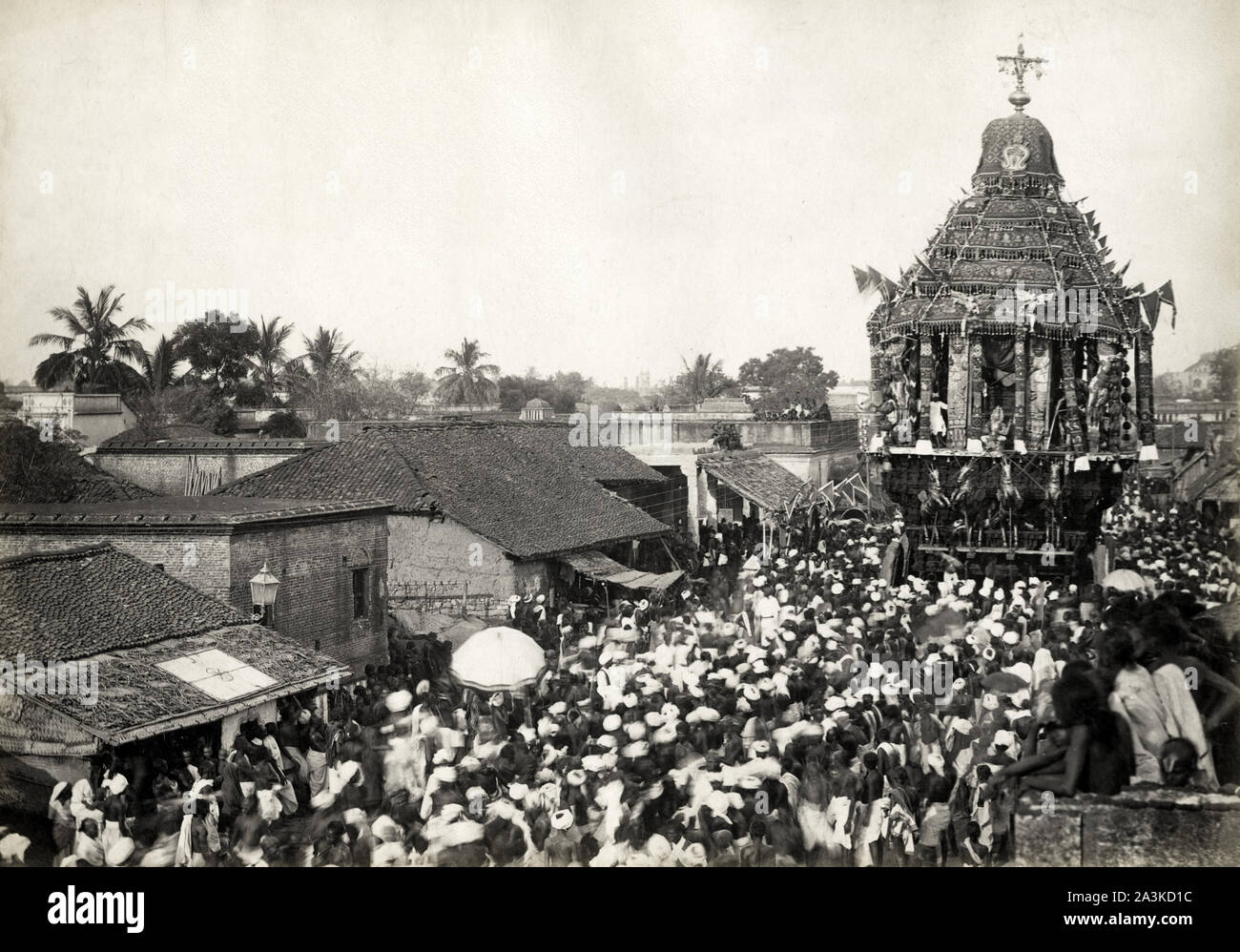 Festival car religious procession, India Stock Photo - Alamy