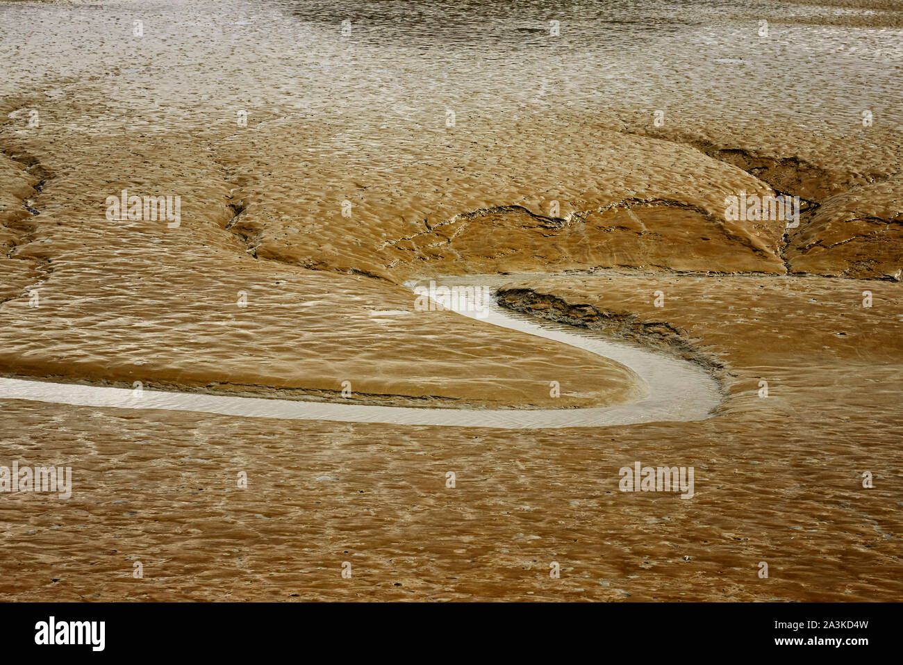The mud flats were filmed on Daebudo in Korea Stock Photo - Alamy