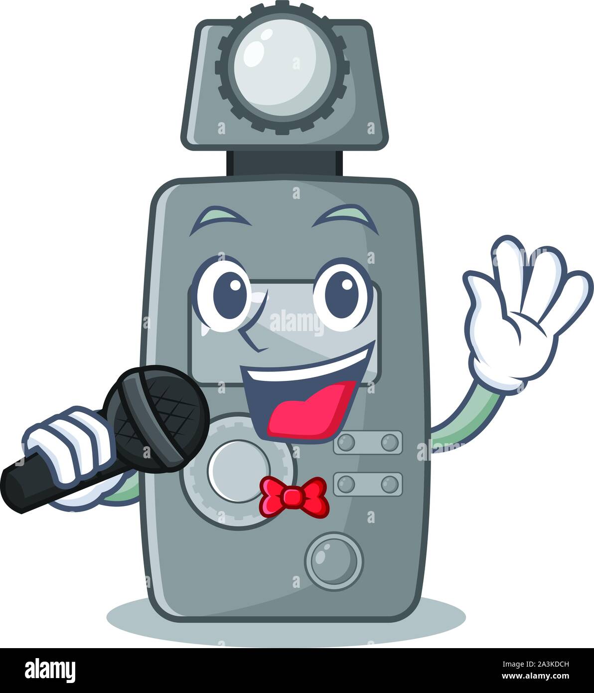 Singing light meter on the cartoon table Stock Vector Image & Art - Alamy