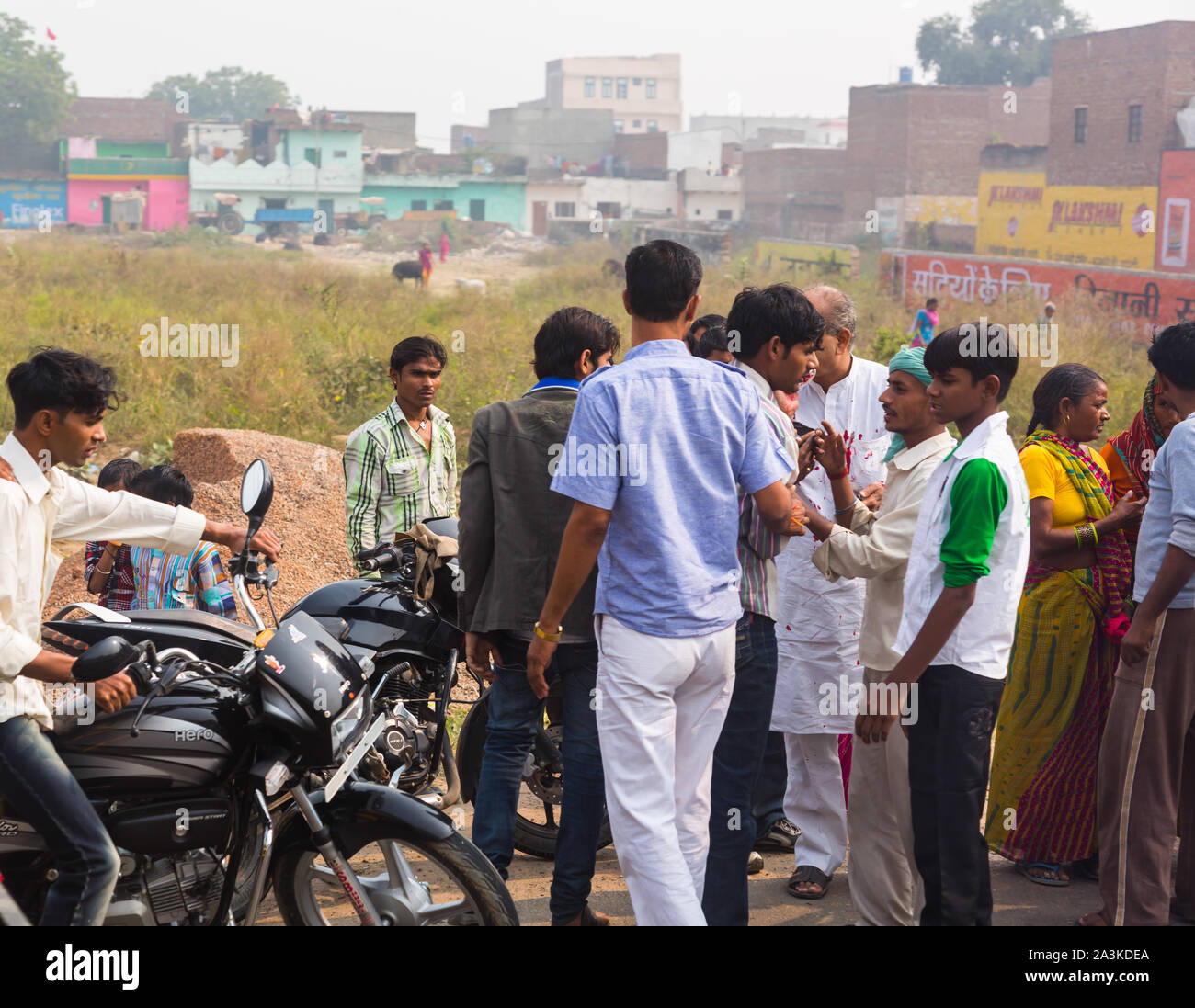 Indian people in delhi Stock Photo - Alamy