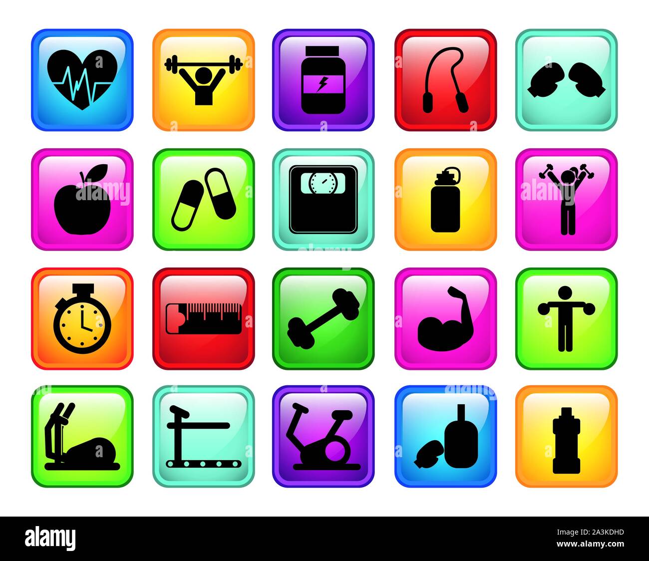 Muscle machine Stock Vector Images - Alamy