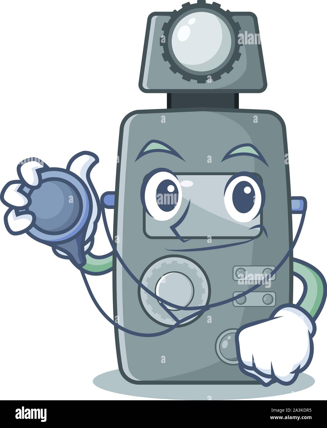 Doctor light meter character the shape mascot Stock Vector Image & Art ...