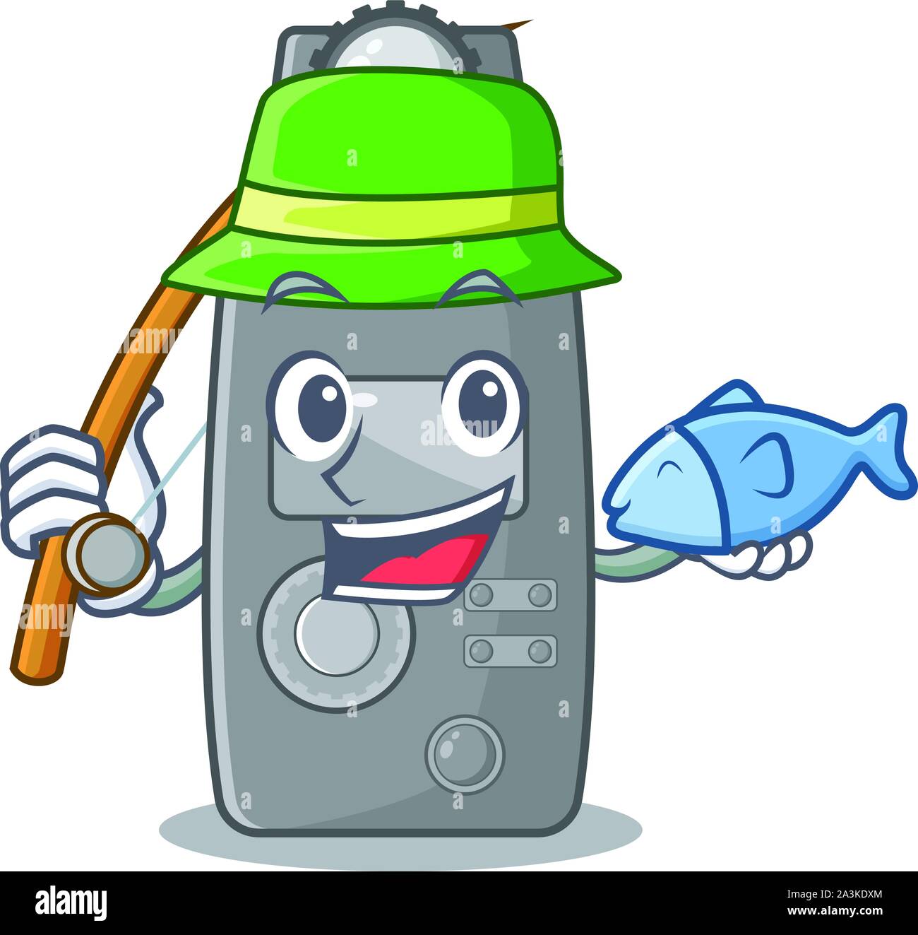 Fishing light meter on the cartoon table Stock Vector Image & Art - Alamy