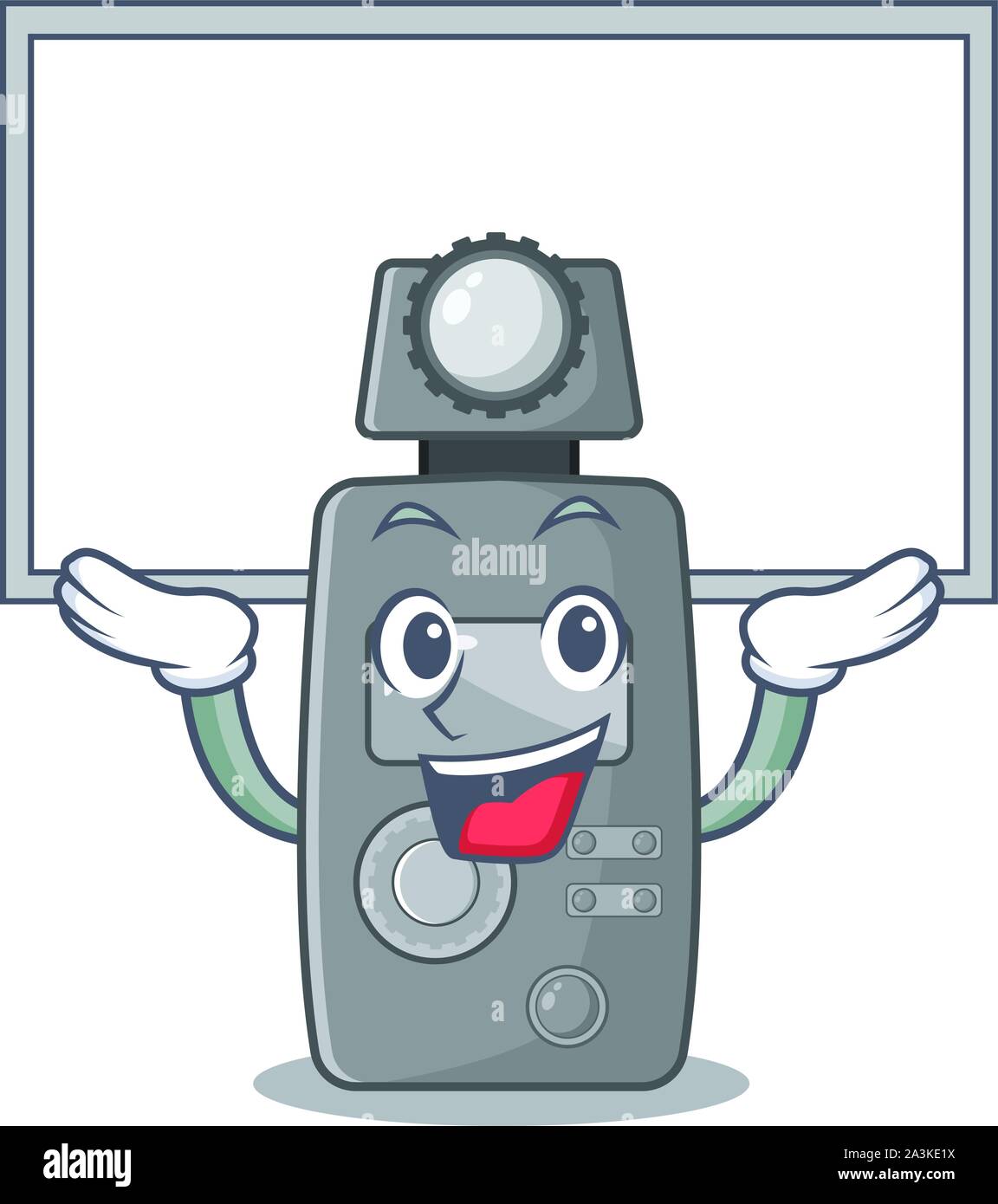 Up board light meter character the shape mascot Stock Vector Image ...