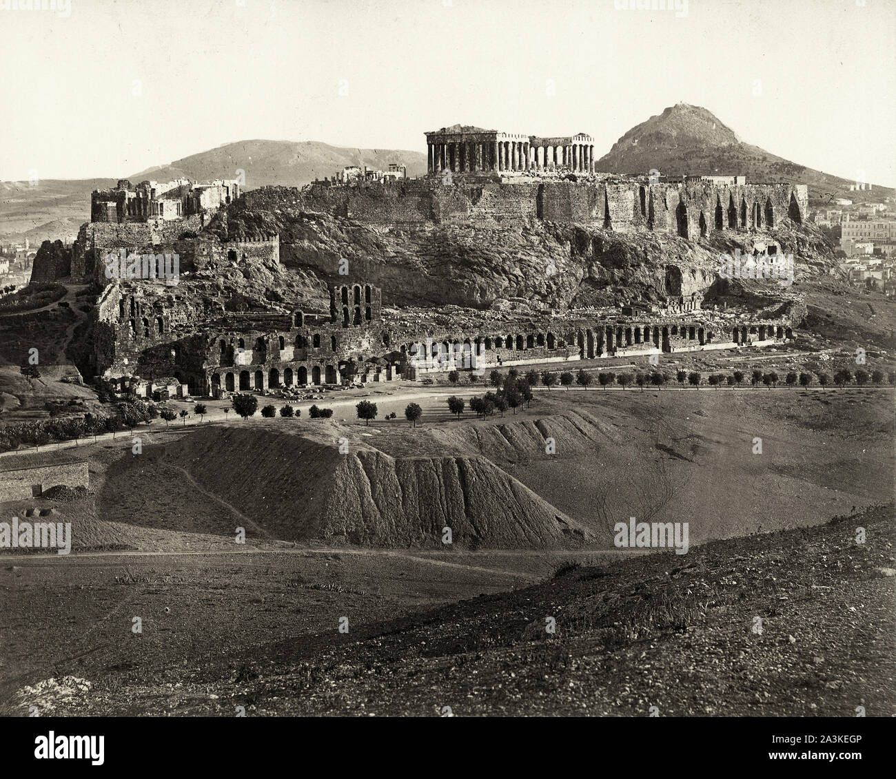 Vintage photo of parthenon hi-res stock photography and images - Alamy