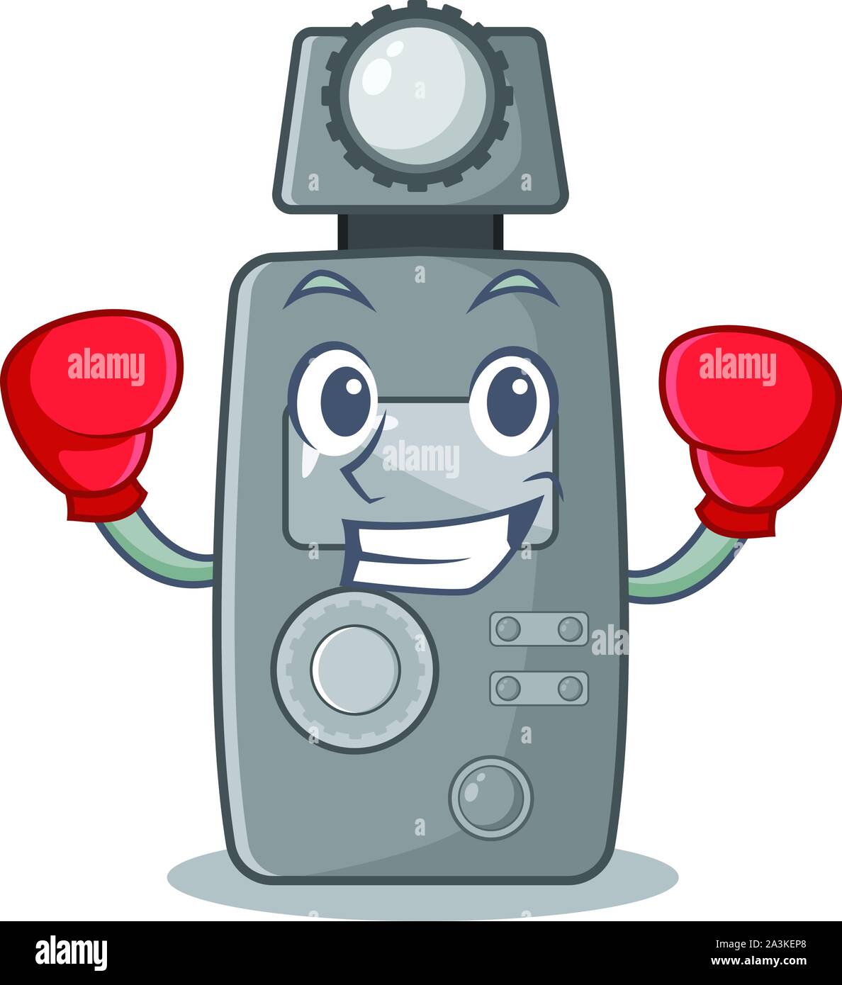 Boxing light meter character the shape mascot Stock Vector Image & Art ...