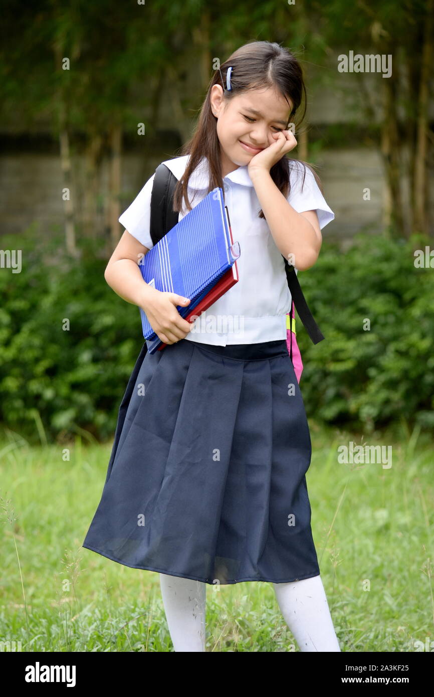 Girl crying school hi-res stock photography and images - Alamy