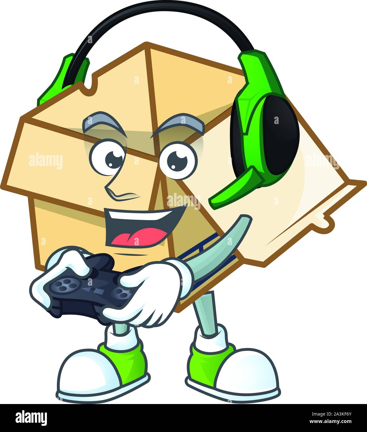 Gaming box cardboard open for goods packaging Stock Vector Image & Art ...