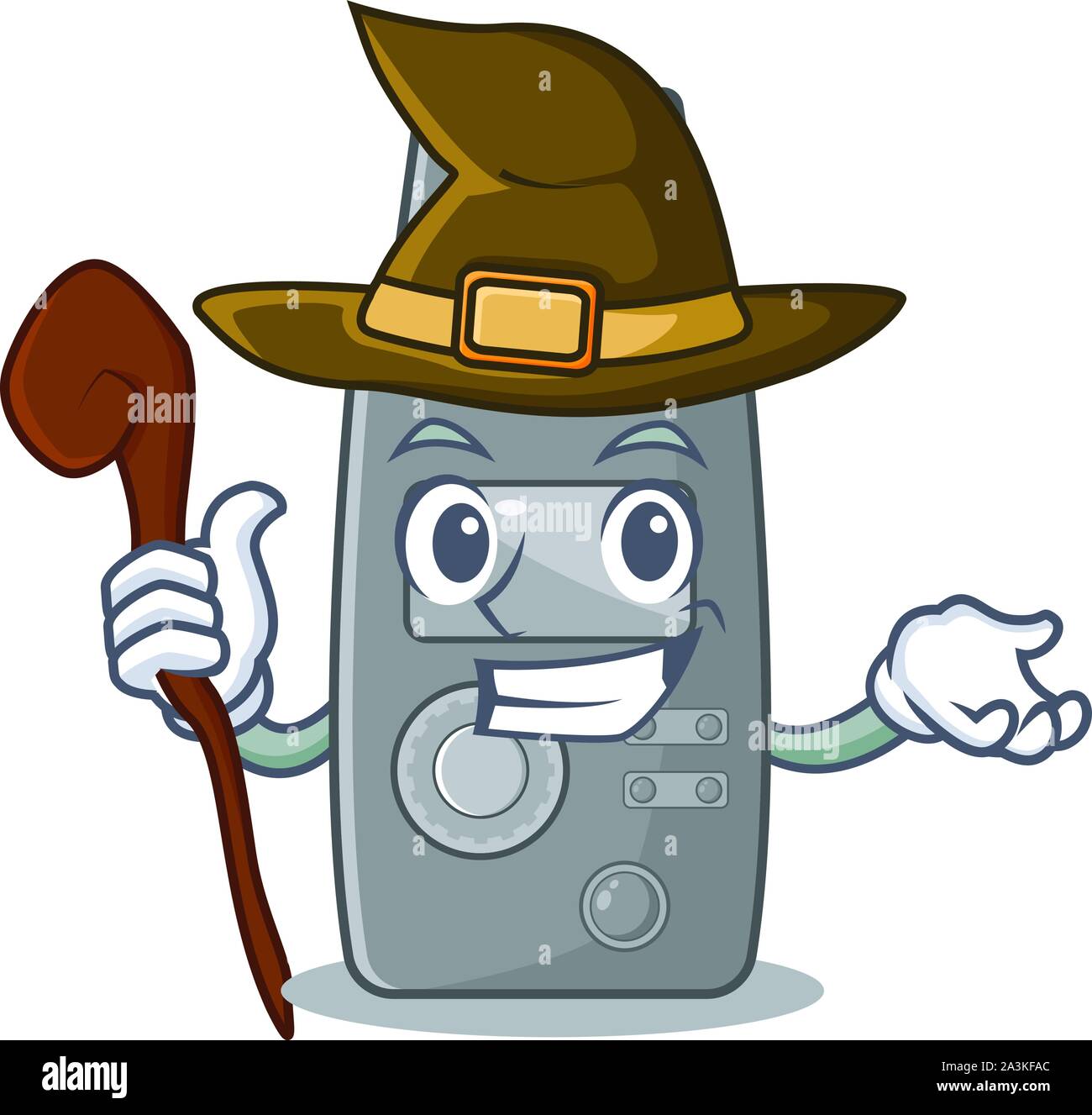 Witch light meter on the cartoon table Stock Vector Image & Art - Alamy