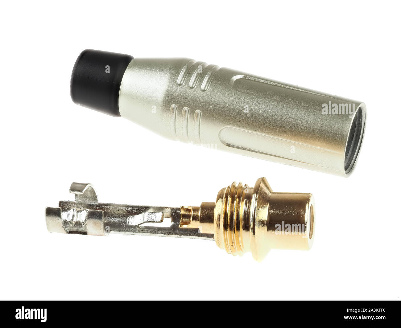 Gold plated connector hi-res stock photography and images - Alamy