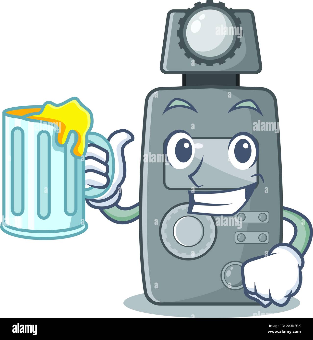 With juice light meter on the cartoon table Stock Vector Image & Art ...