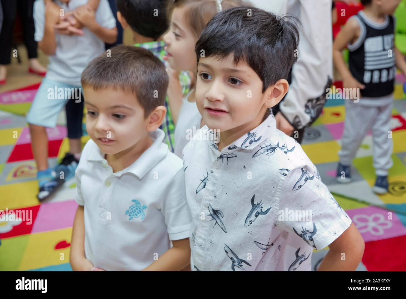 Birthday two years in the kindergarden . Children's birthday with ...