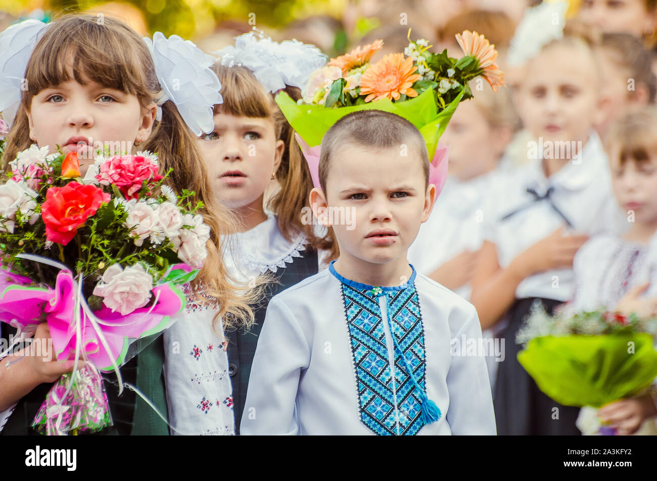 First day at school uniform hi-res stock photography and images - Alamy