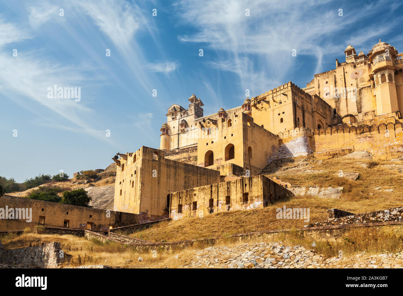 Amer (Amber) fort, Rajasthan, India Stock Photo - Alamy