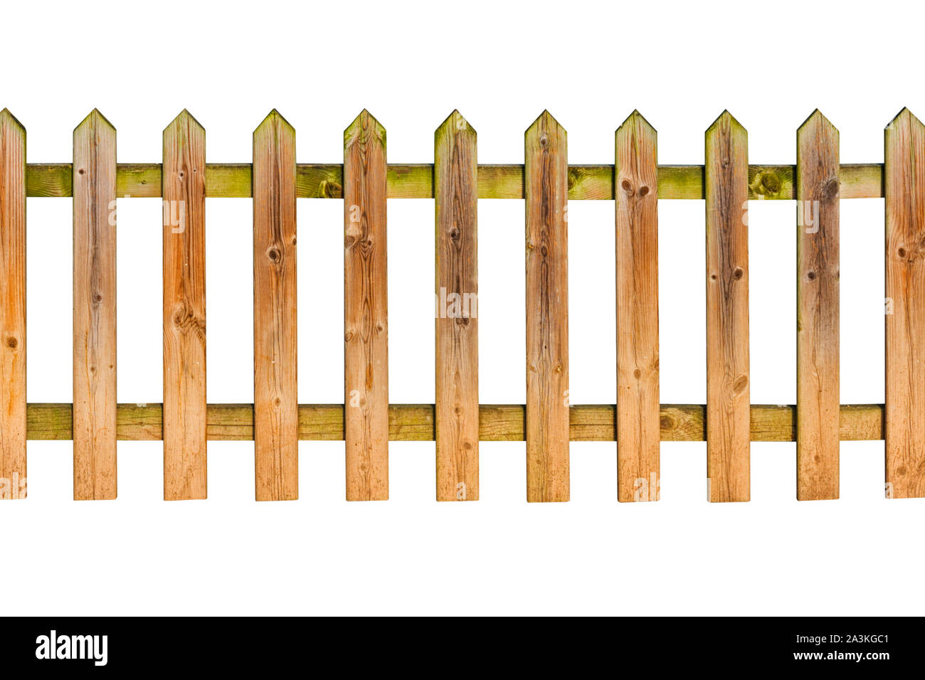 Wooden picket fence hi-res stock photography and images - Alamy