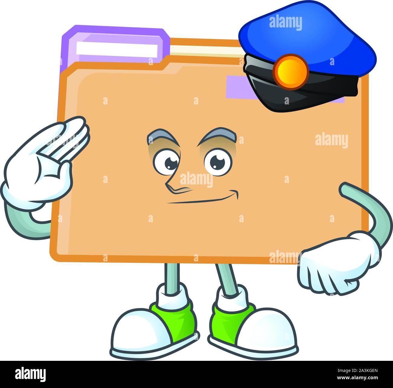 Police folder for saving a file document Stock Vector Image & Art - Alamy