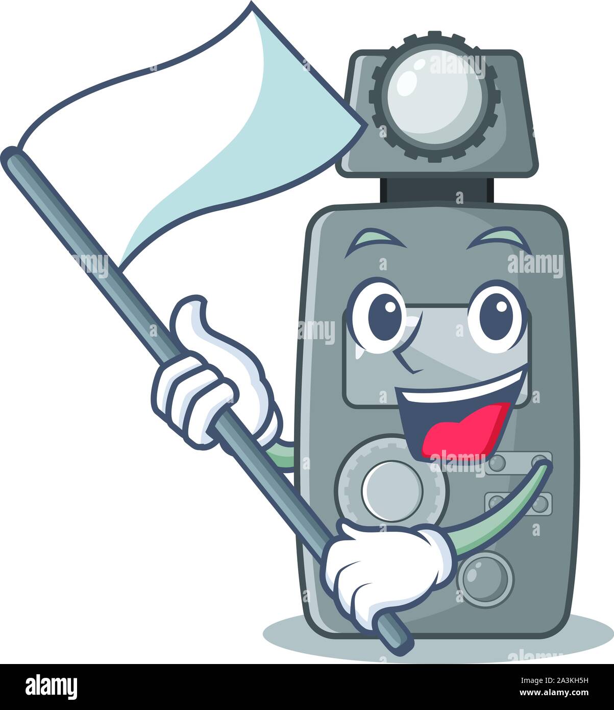 Old light meter white Stock Vector Images - Alamy