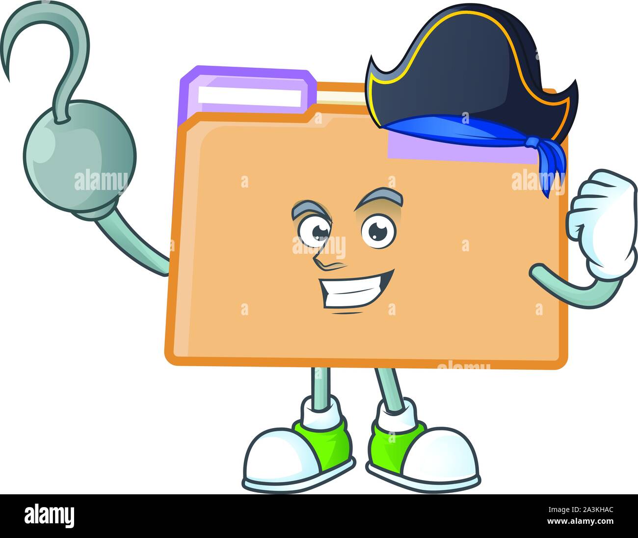 Pirate folder for saving a file document Stock Vector Image & Art - Alamy