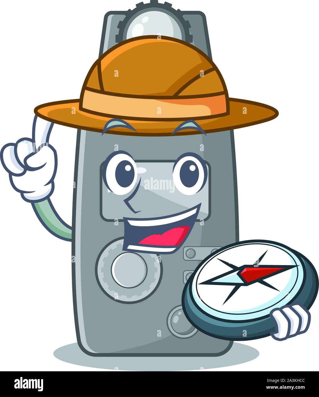 Explorer light meter on the cartoon table Stock Vector Image & Art - Alamy