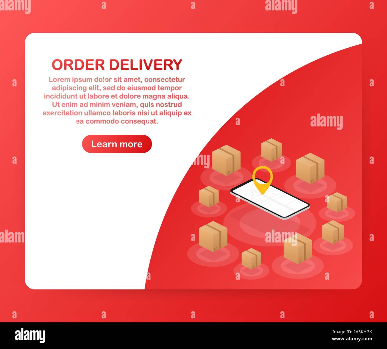 Order delivery. Parcel tracking website on smartphone screen. Online ...